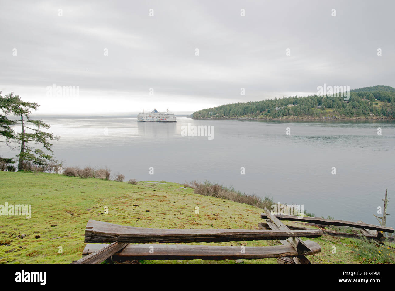 Sailing at Active Pass, Galiano Island,BC Stock Photo - Alamy