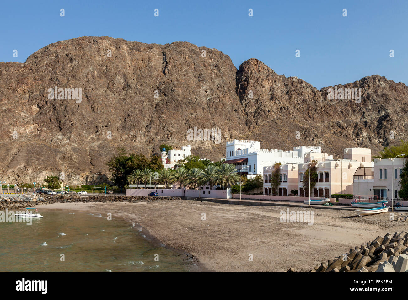 A Beach In Muscat, Sultanate Of Oman Stock Photo - Alamy