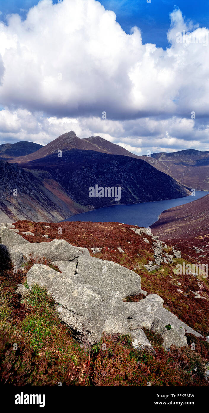 Slieve Crom Mourne mountains Mournes Down Northern Ireland Stock Photo ...