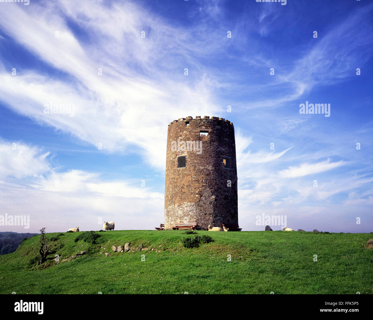 Clough Castle Seaforde Dundrum Down Northern Ireland Stock Photo - Alamy