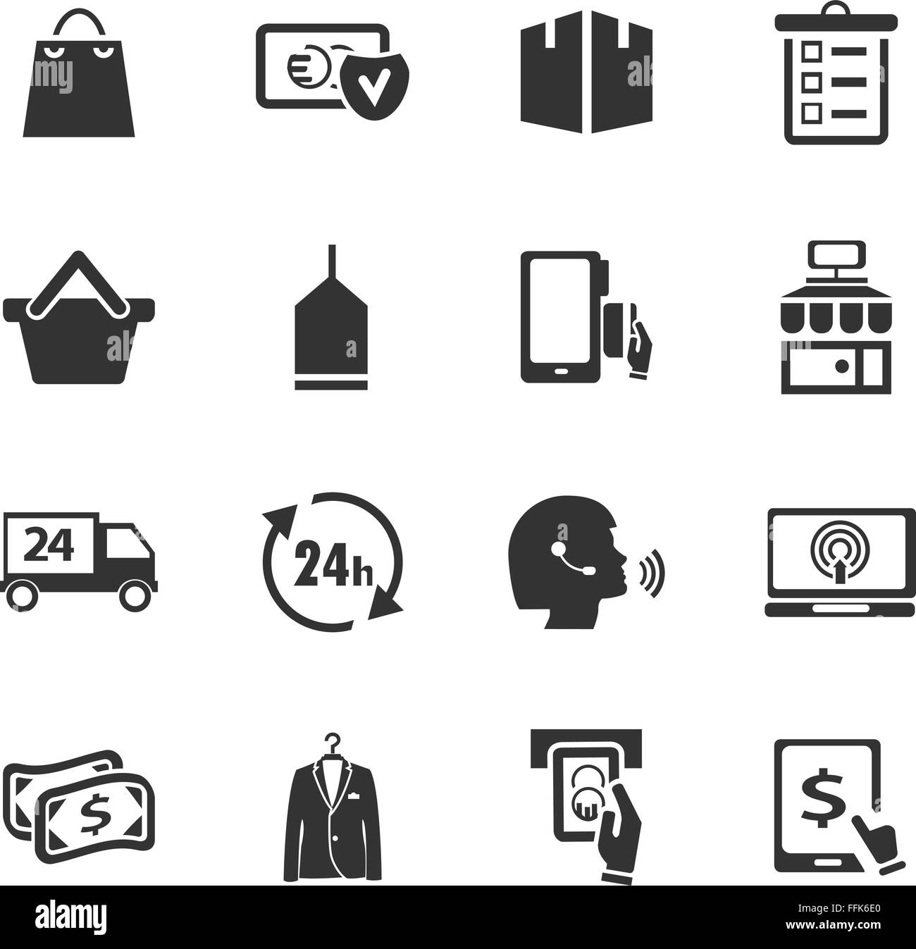 E-commerce icons set Stock Vector Image & Art - Alamy