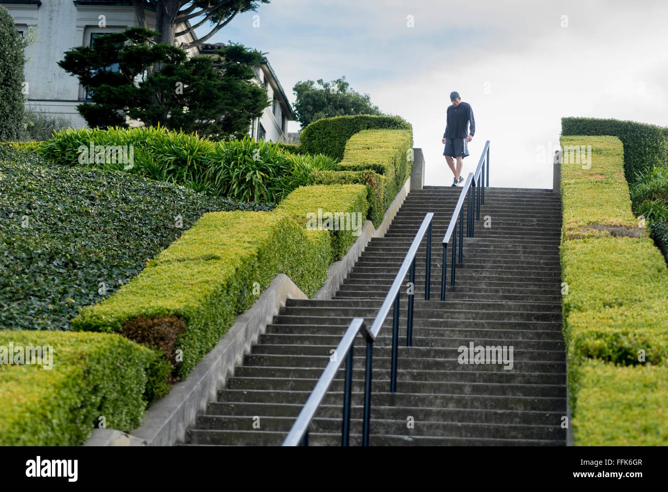 The Lyon Steps, San Francisco, California, USA Stock Photo - Alamy