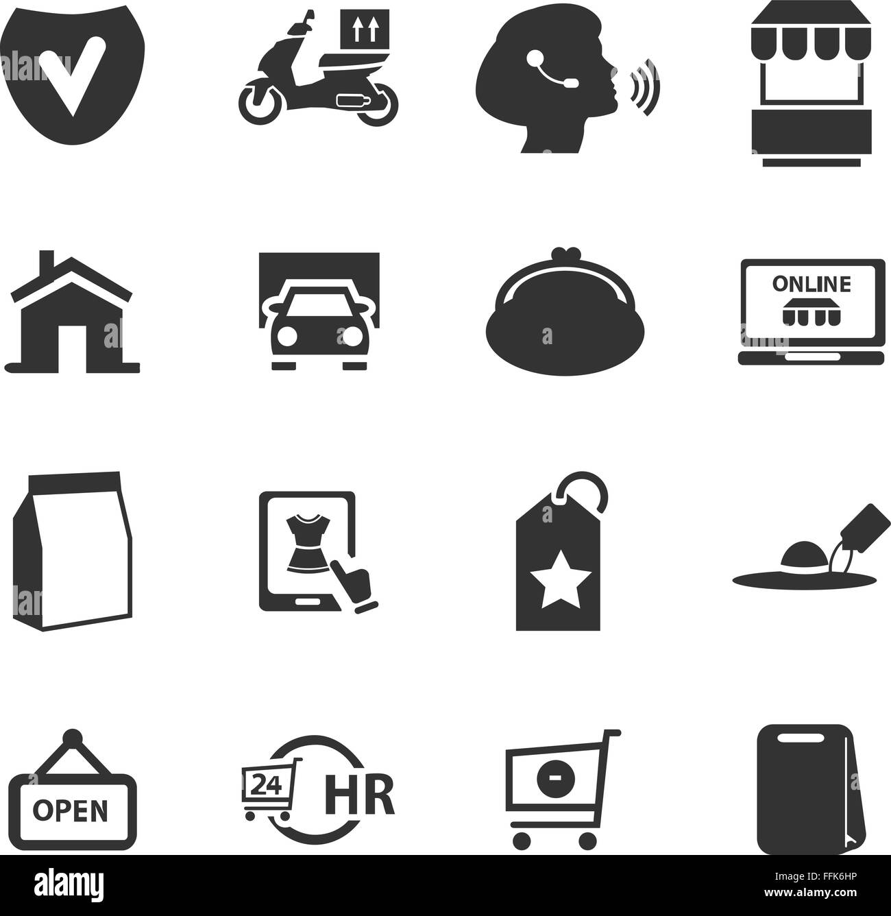 E-commerce icons set Stock Vector Image & Art - Alamy