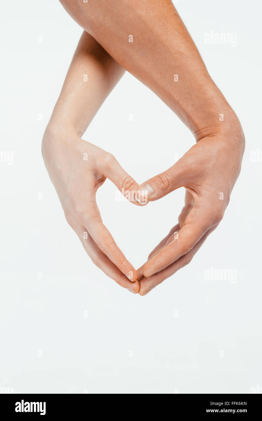 Nice photo of two hands Stock Photo - Alamy