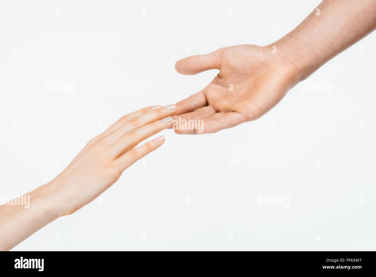 Nice photo of two hands Stock Photo - Alamy