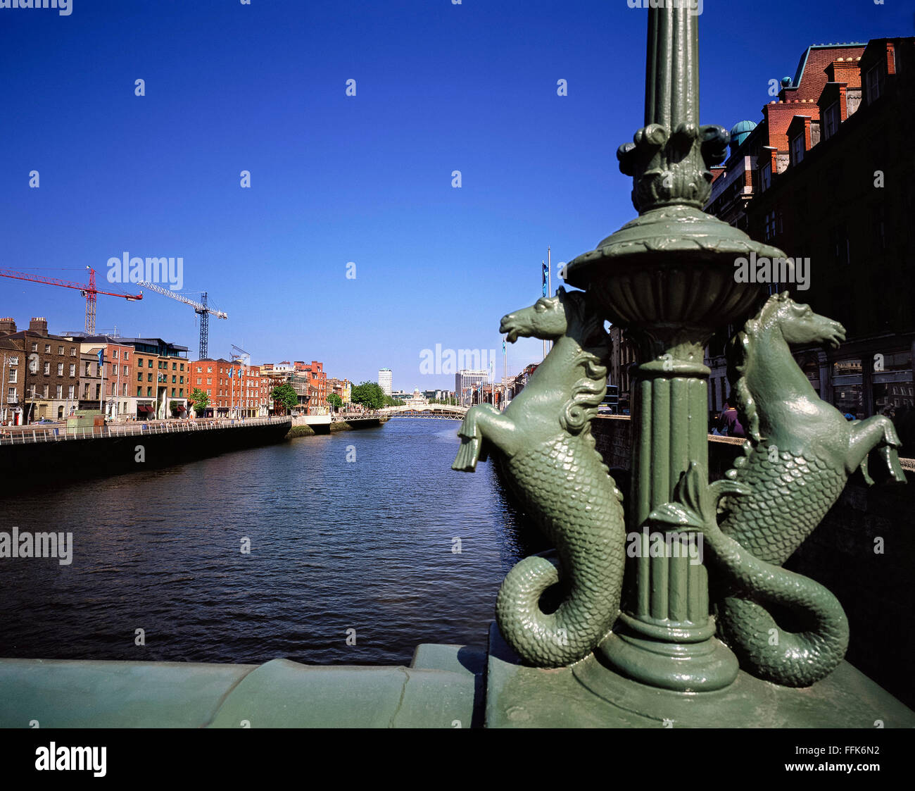 River Liffy Dublin Ireland Stock Photo - Alamy