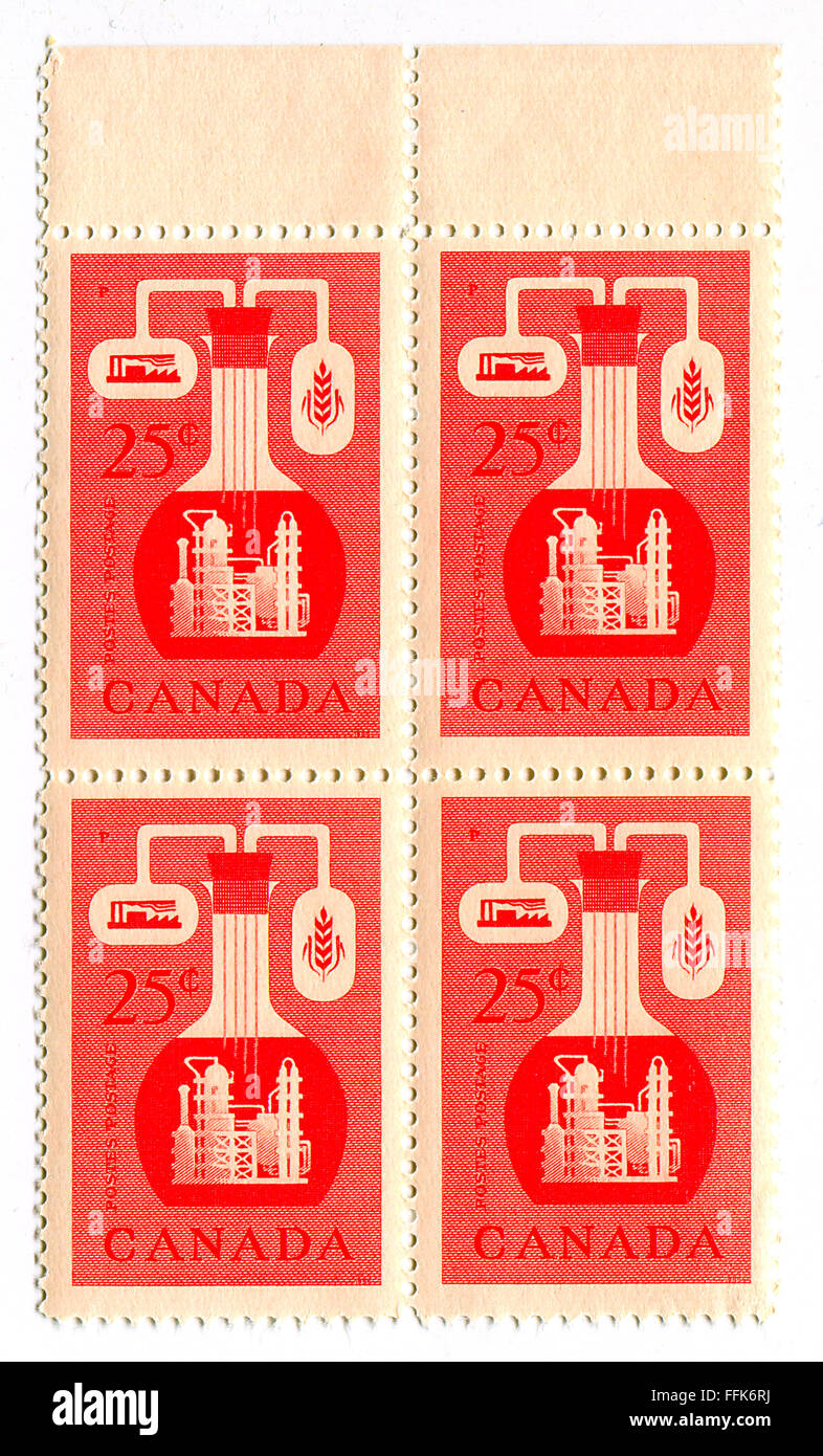Paper industry postage stamp Cut Out Stock Images & Pictures - Alamy