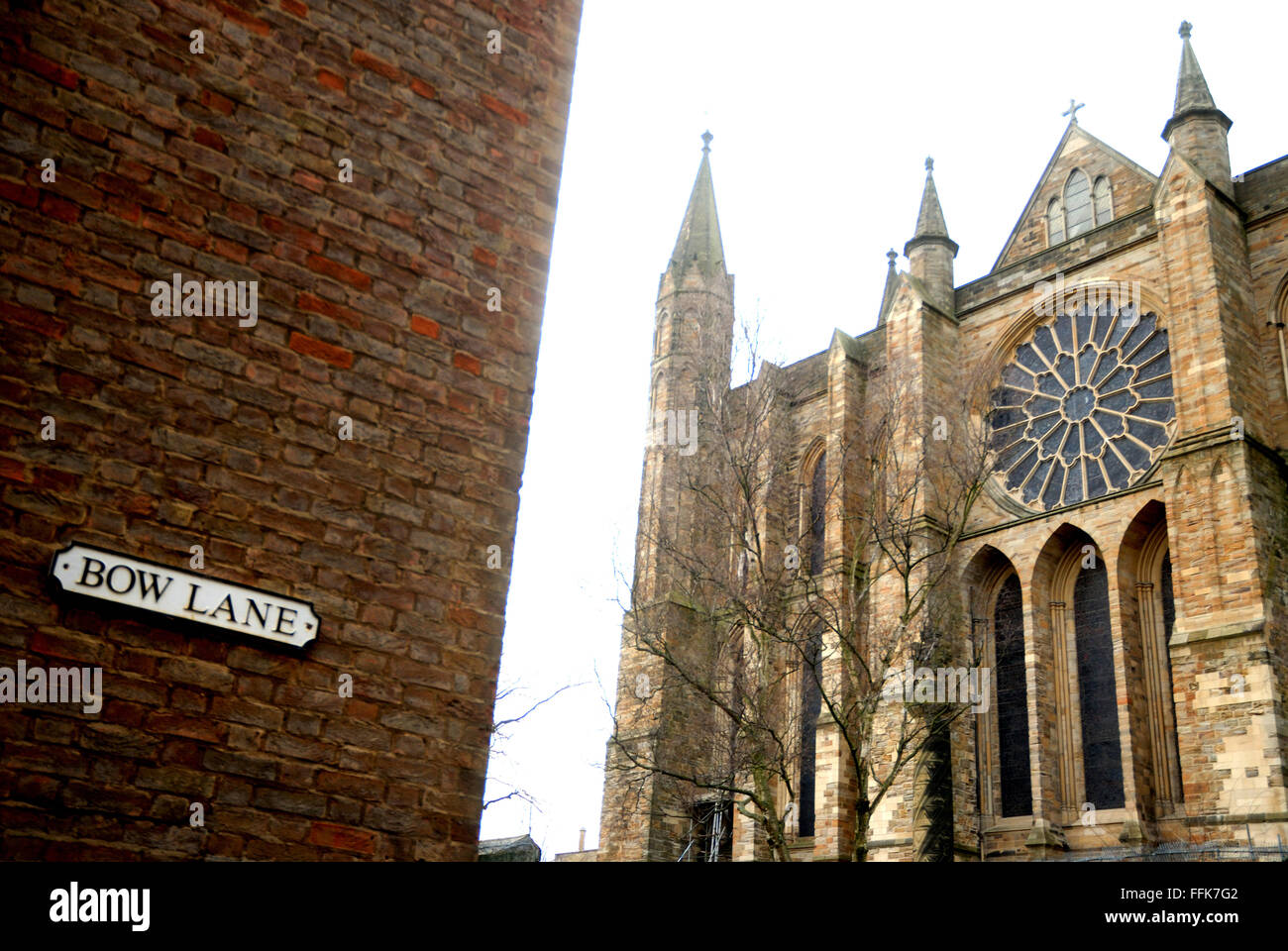 Stained glass window durham cathedral hi-res stock photography and ...