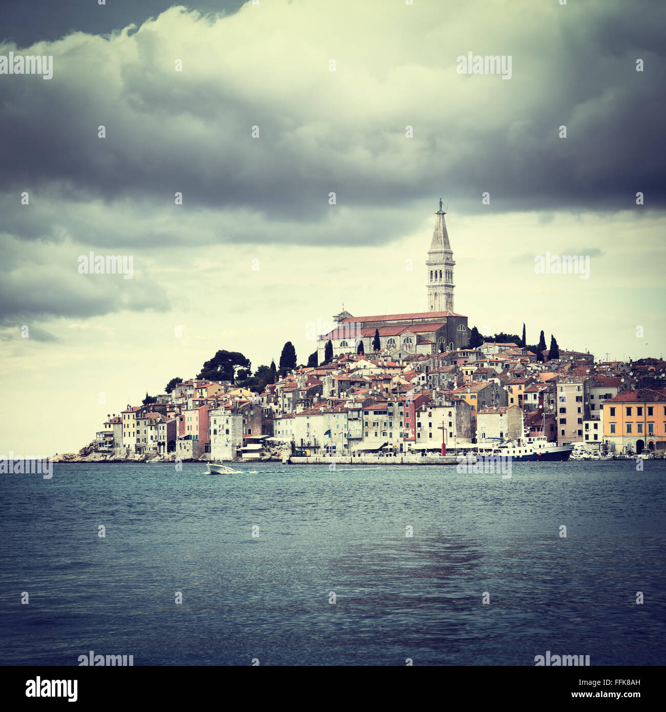 View of Medieval Town Rovinj in Croatia Stock Photo - Alamy