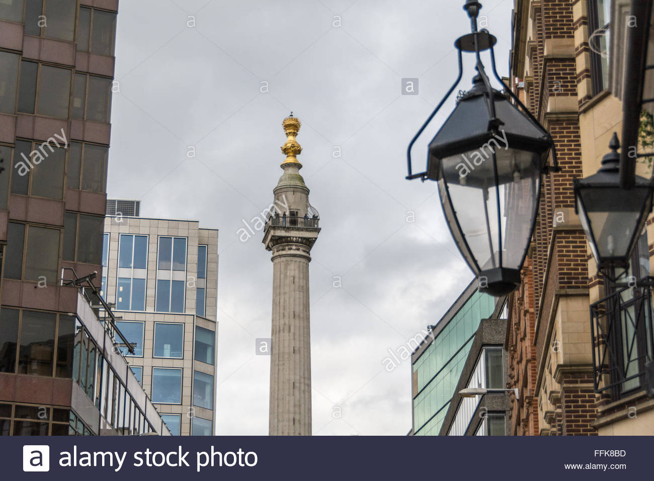 Great Fire Of London Pudding Lane Stock Photos & Great Fire Of London ...