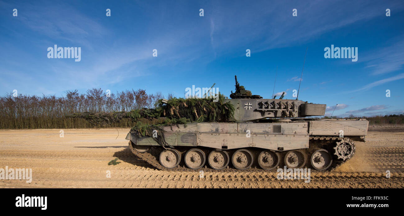 Dutch and German soldiers practicing a military mission with battle ...