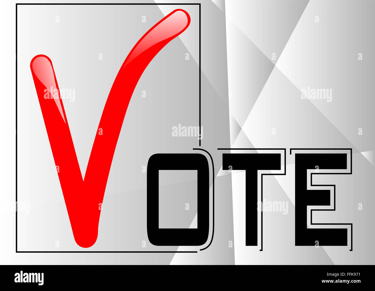 voting symbols vector design Stock Photo - Alamy
