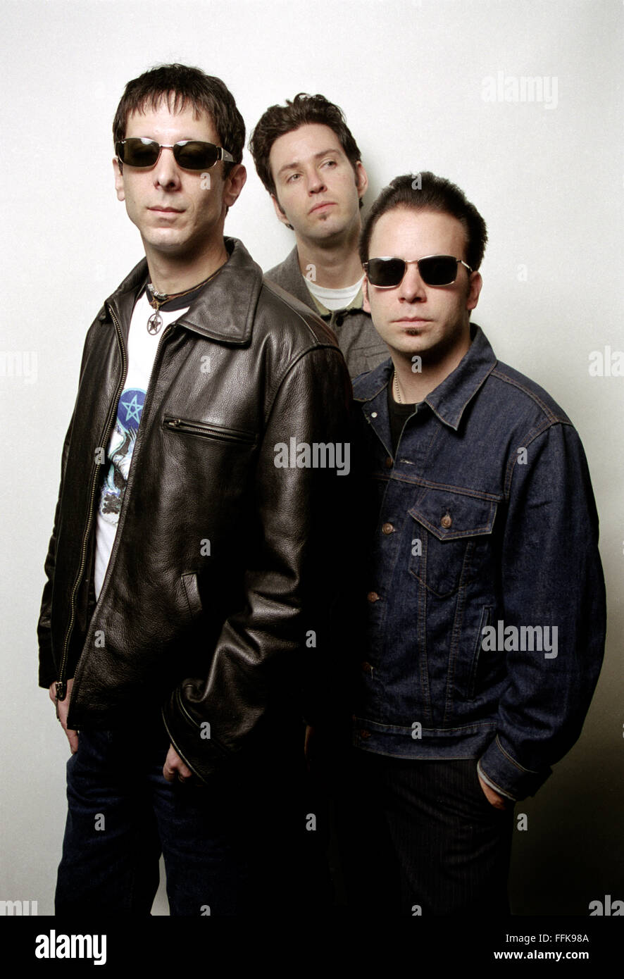Alternative rock band Mercury Rev, photographed backstage at Newcastle ...