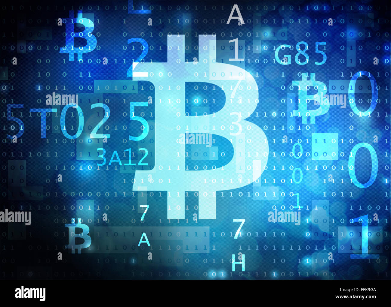 Bitcoin mining symbol hi-res stock photography and images - Alamy