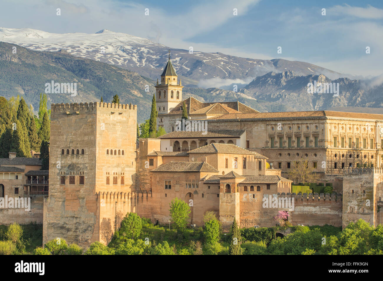 alhambra palace in spain Stock Photo - Alamy