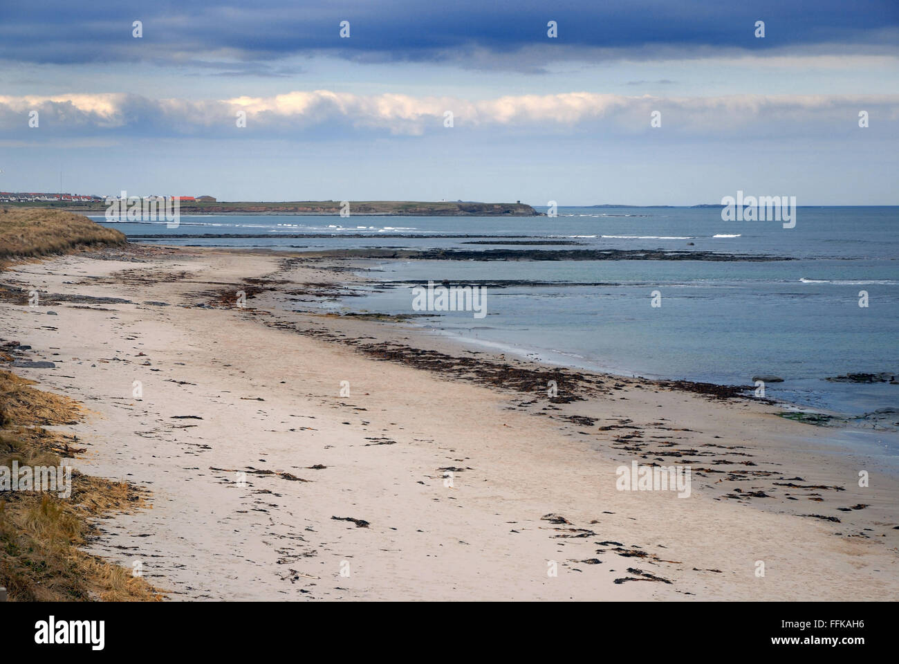 Beadnell beach, Northumberland Stock Photo - Alamy