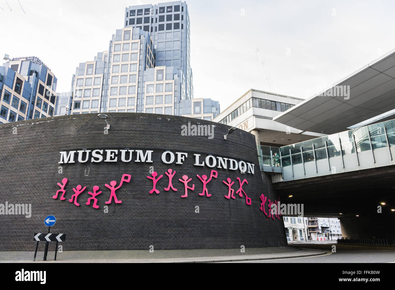 The Museum of London on London Wall Stock Photo - Alamy