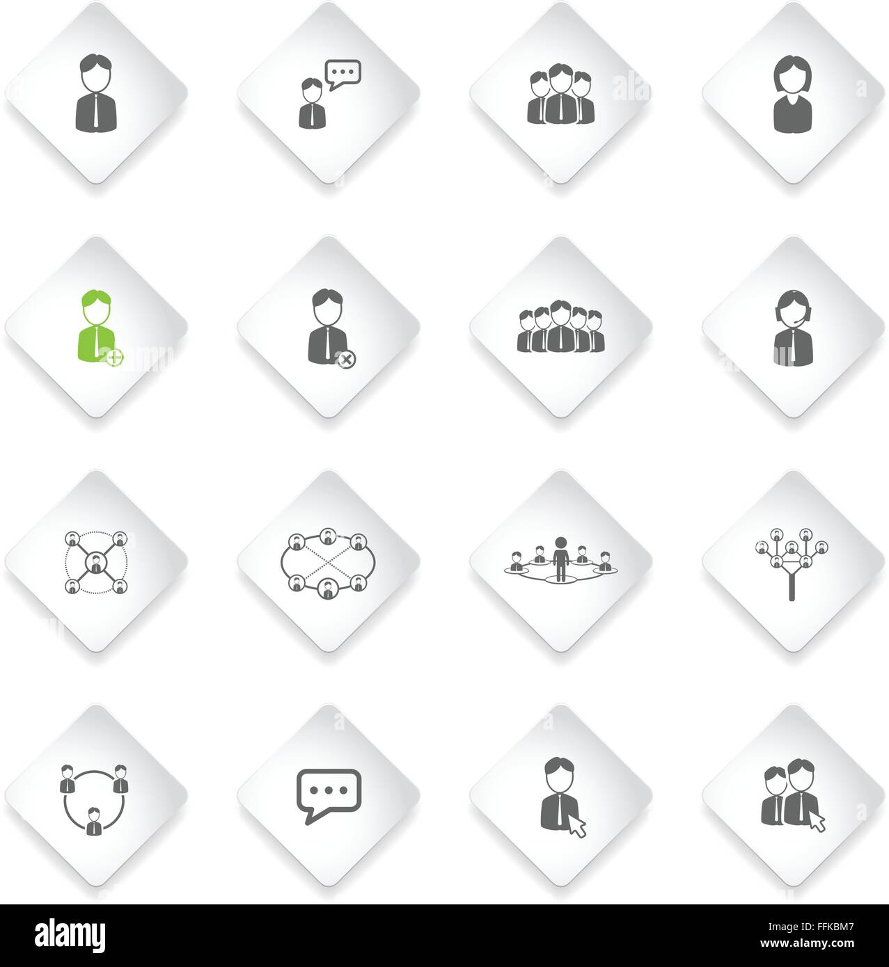 Community simply icons Stock Vector Image & Art - Alamy