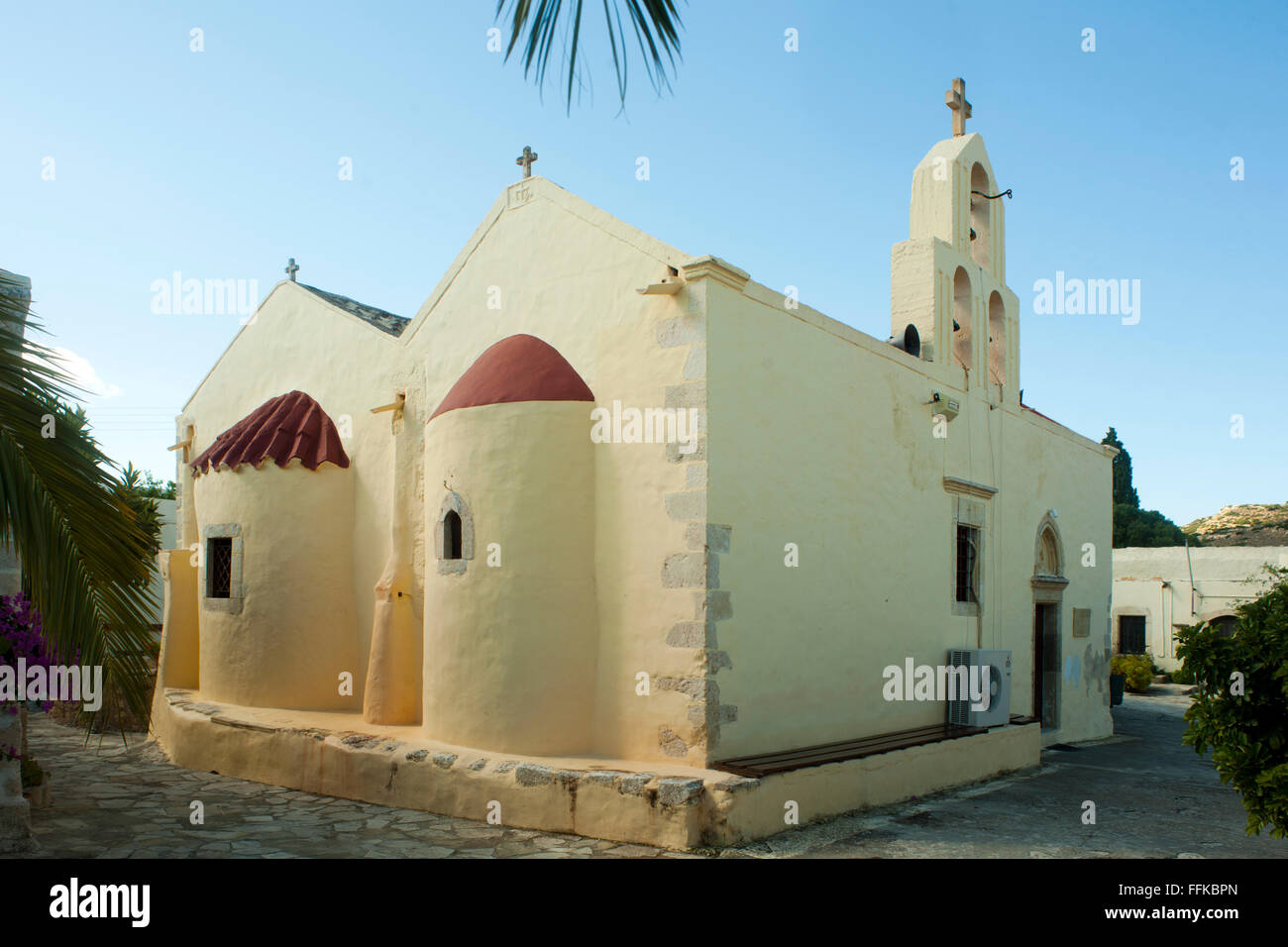 Griechenland, Kreta, Mires, Sivas, Listaros, Kirche im einsam gelegenen ...