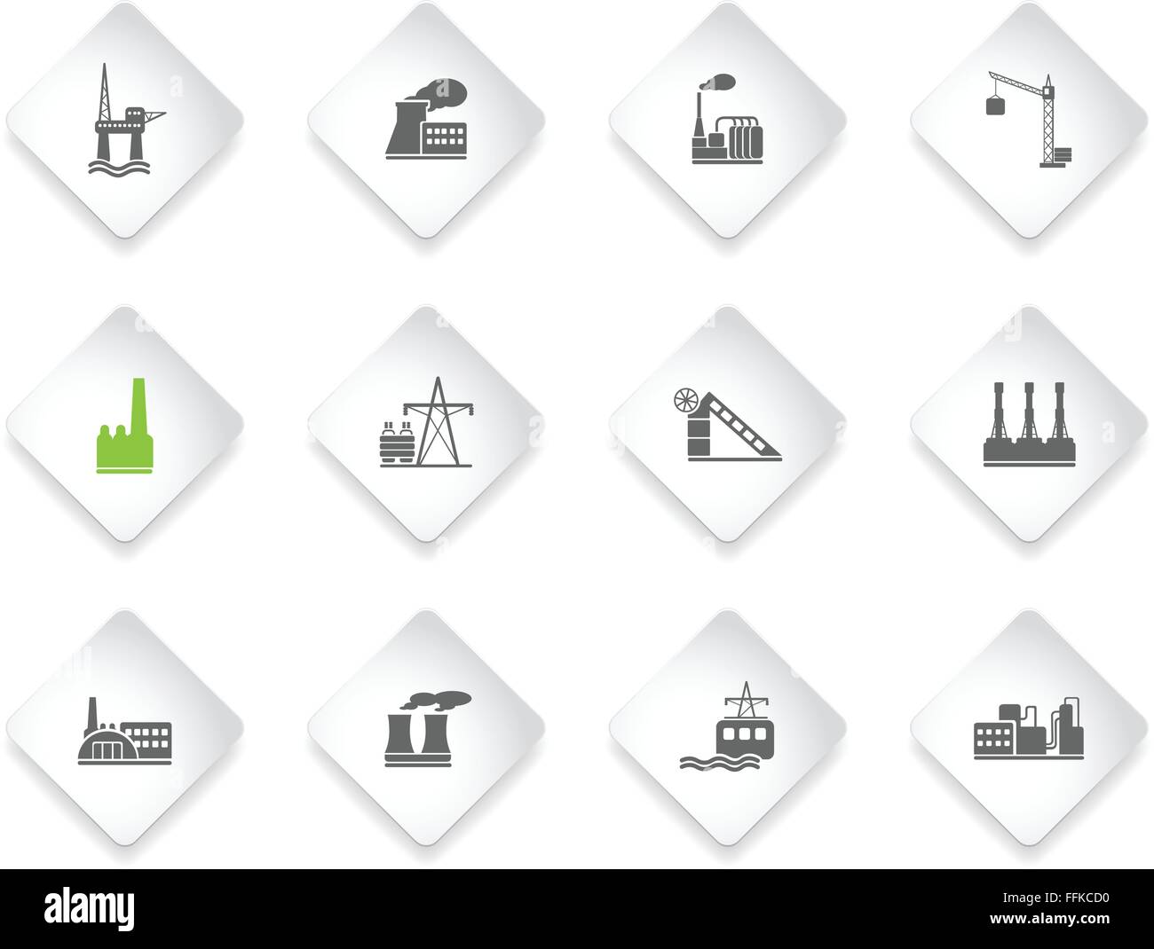 Factory and Industry Symbols Stock Vector Image & Art - Alamy