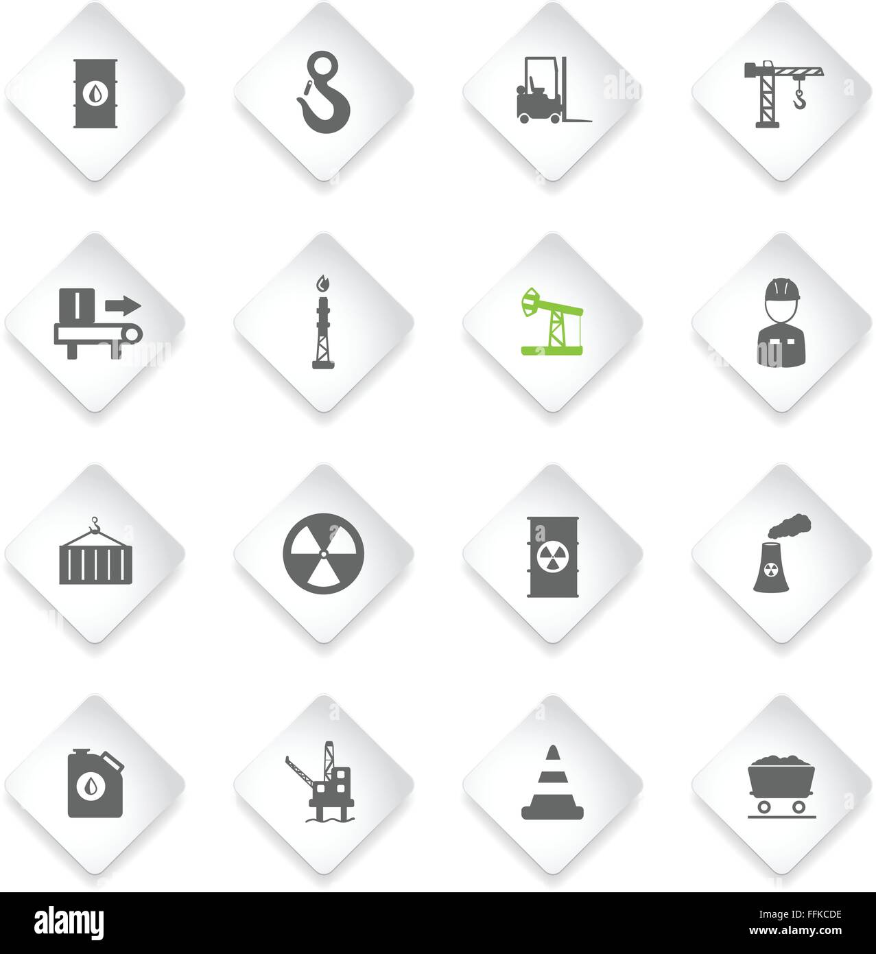 Industrial simply icons Stock Vector Image & Art - Alamy