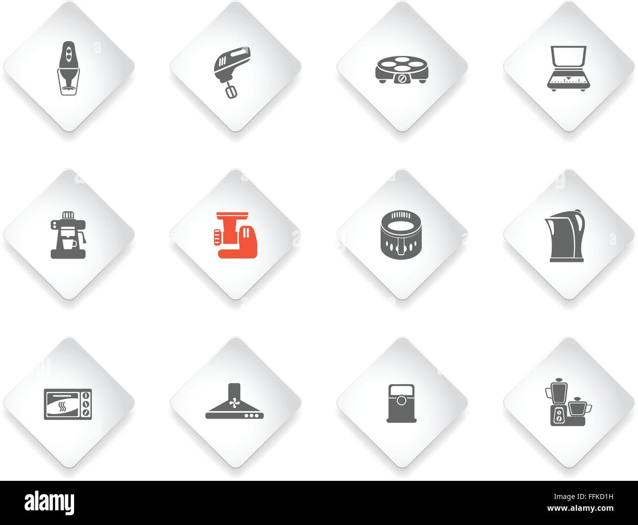 Kitchen Utensils Icon Set Stock Vector Image & Art - Alamy