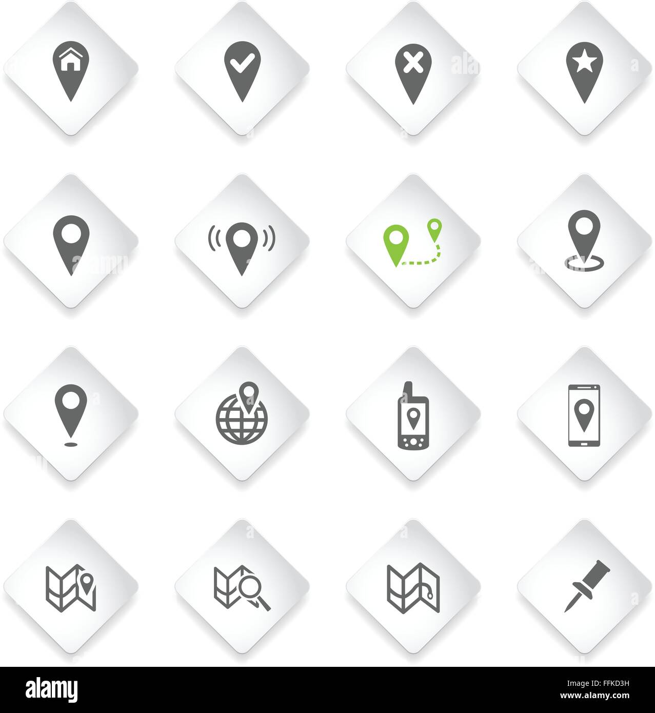 Pointer and maps Stock Vector Image & Art - Alamy