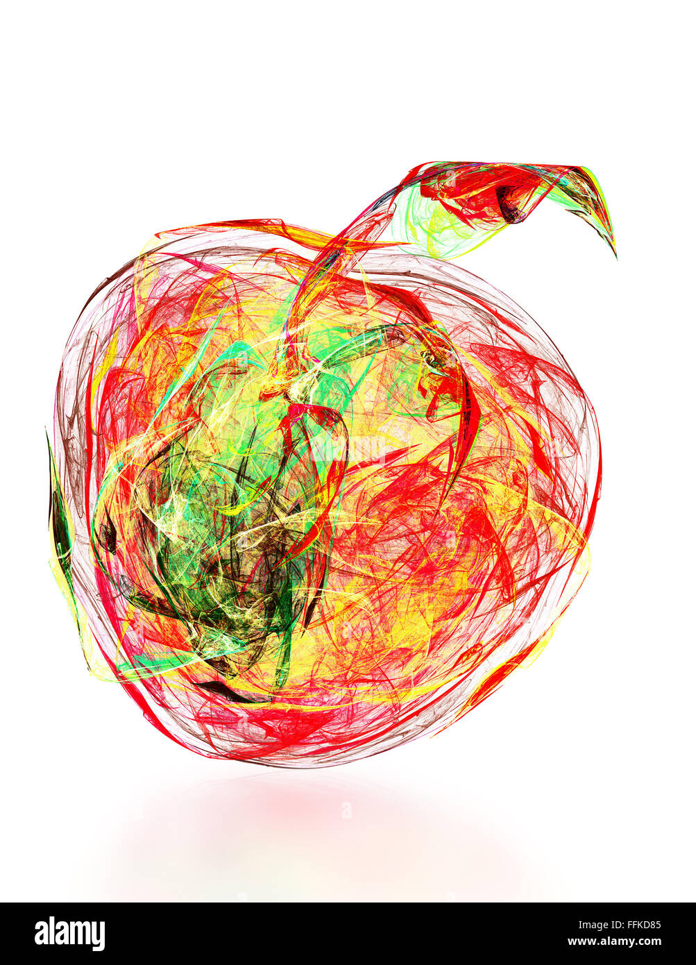 3d art fruit hi-res stock photography and images - Alamy