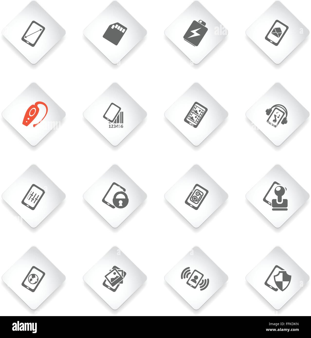 Smartphone, specifications and functions Stock Vector Image & Art - Alamy