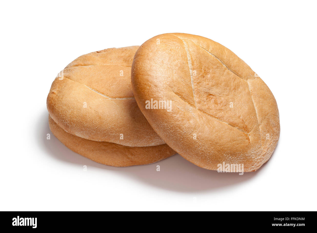 Traditional fresh Moroccan white bread on white background Stock Photo ...