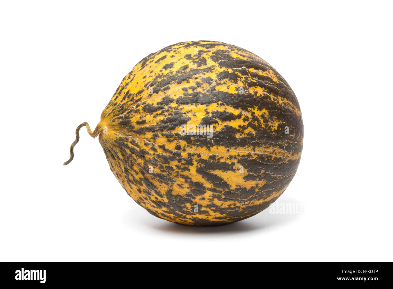 Whole fresh sweet Turkish melon on white background Stock Photo - Alamy