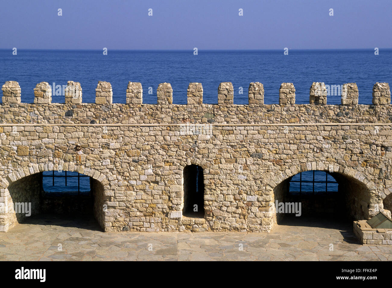 Greece, Crete, Heraklion, venetian castle Stock Photo - Alamy