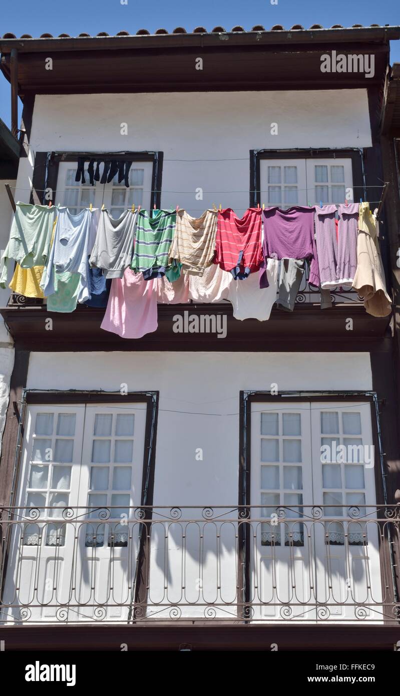 Clothes hanging on terrace traditional hi-res stock photography and ...
