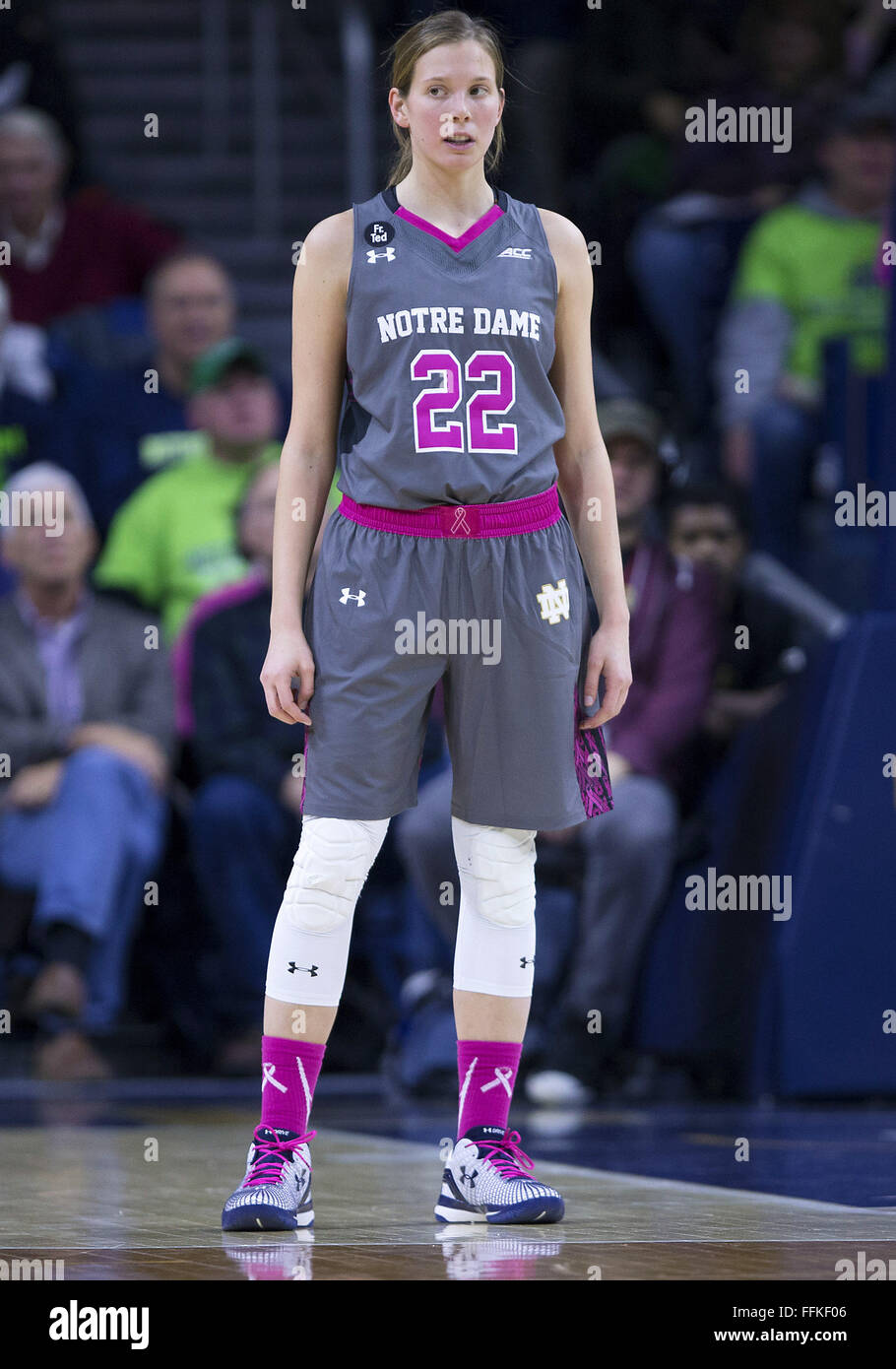 South Bend, Indiana, USA. 14th Feb, 2016. Notre Dame guard Madison ...