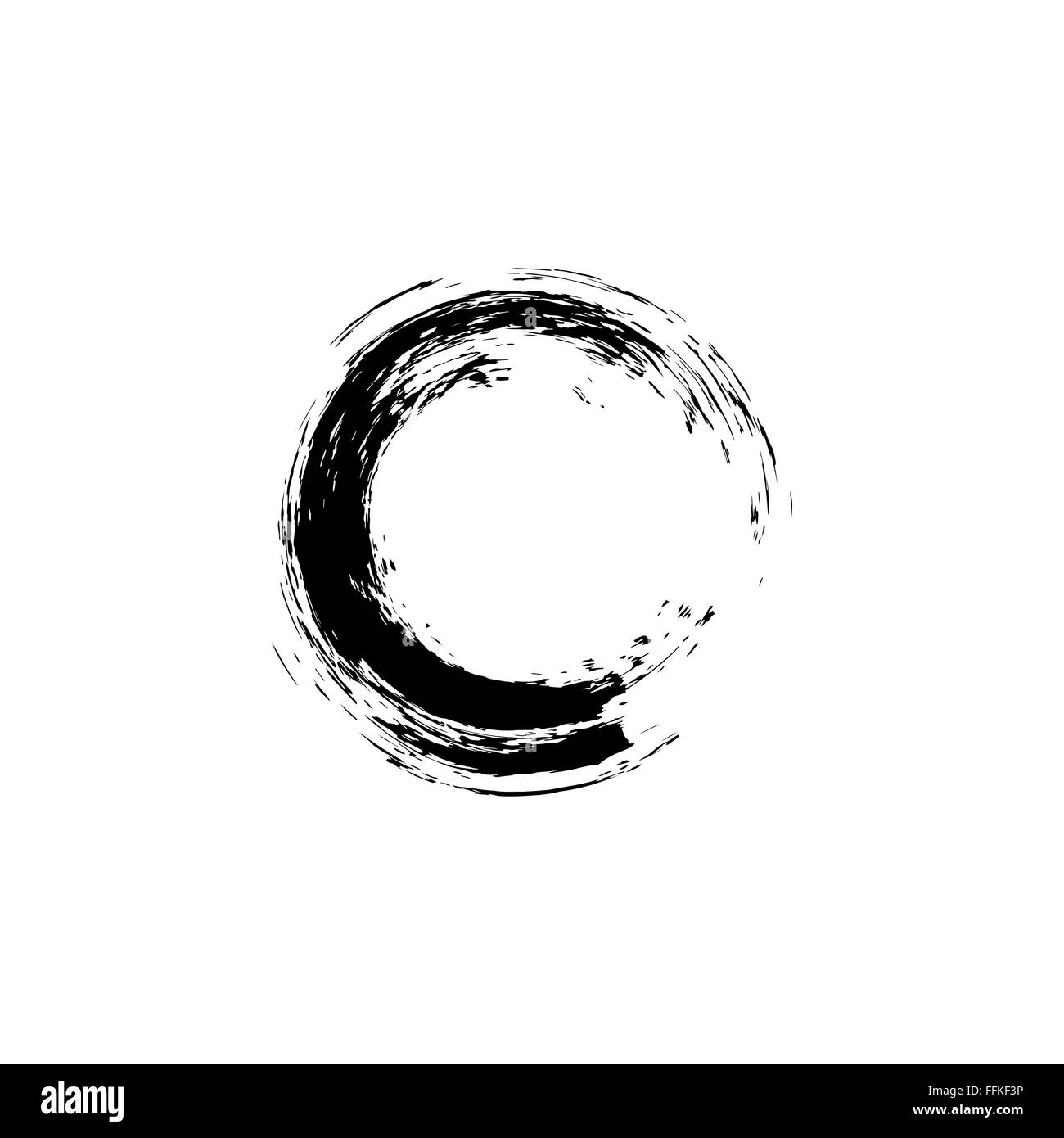 Circle grunge ink spot vector background Stock Vector Image & Art - Alamy
