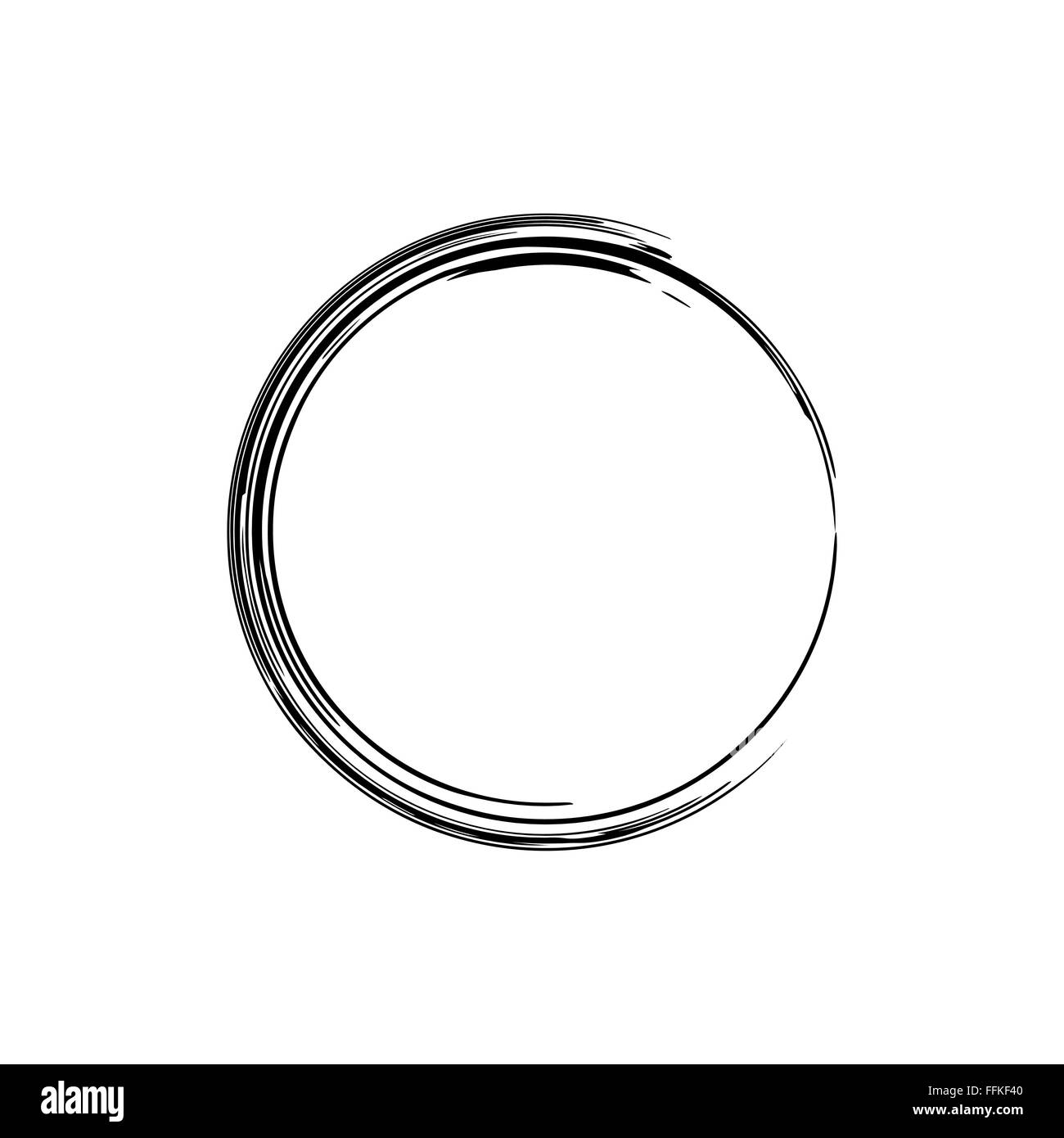 Circle grunge ink spot vector background Stock Vector Image & Art - Alamy