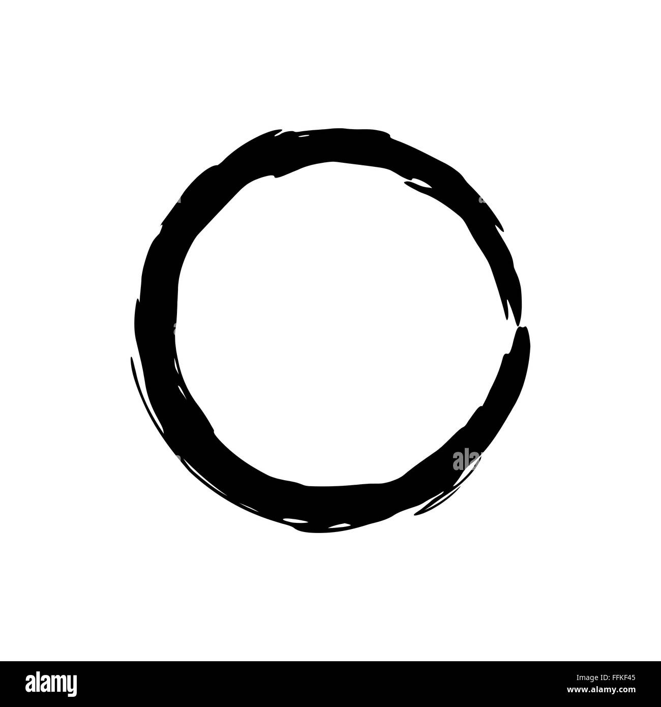 Circle grunge ink spot vector background Stock Vector Image & Art - Alamy