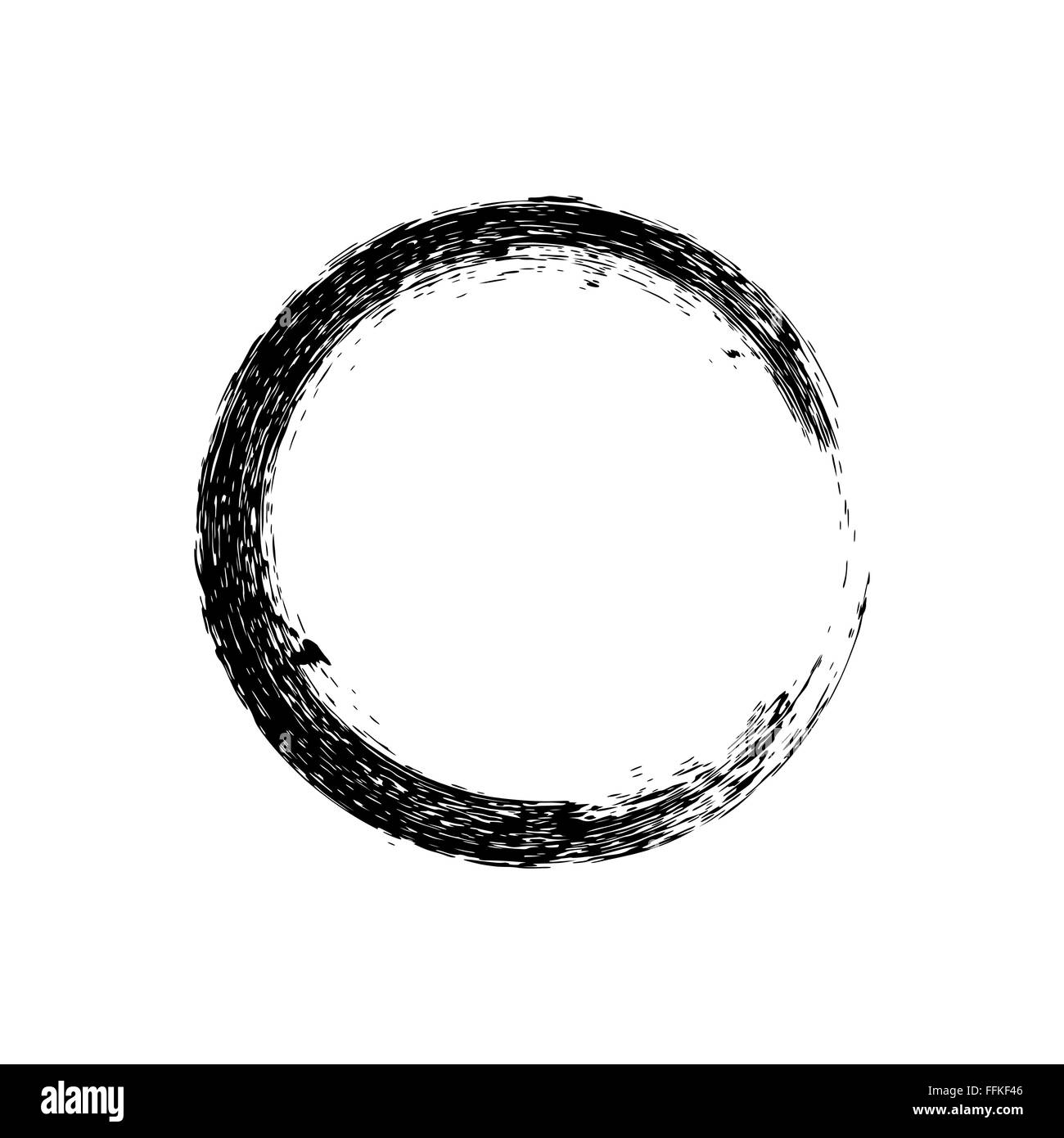 Circle grunge ink spot vector background Stock Vector Image & Art - Alamy