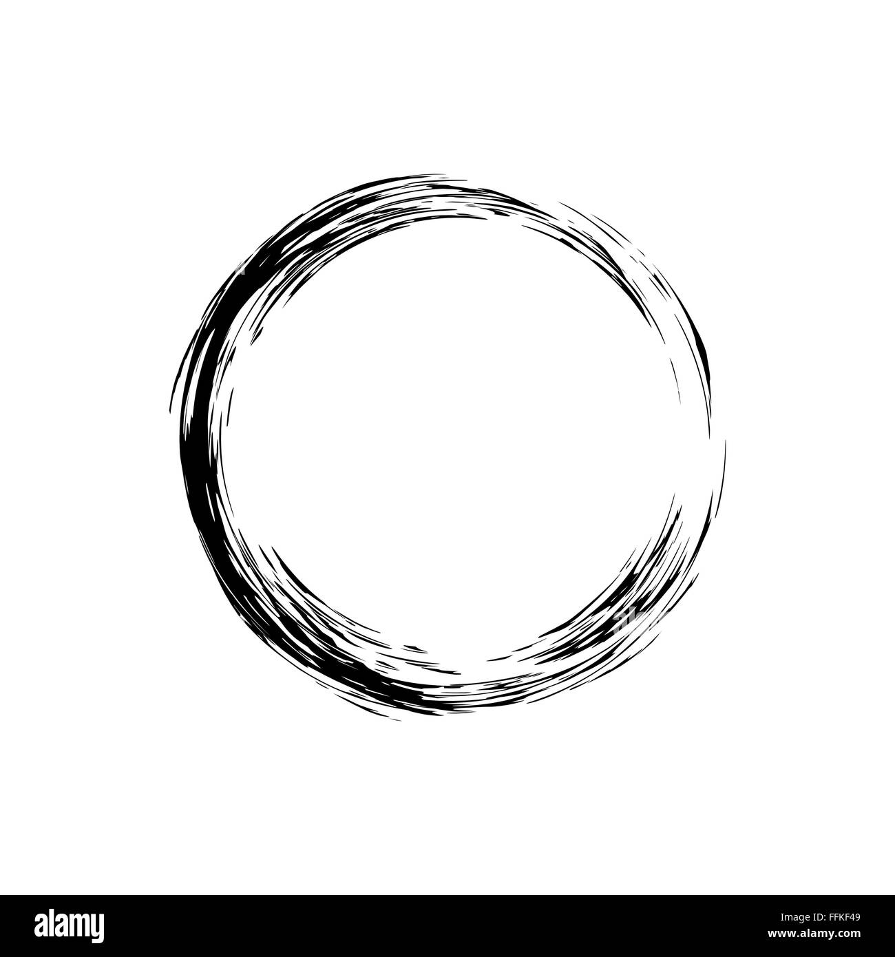 Circle grunge ink spot vector background Stock Vector Image & Art - Alamy