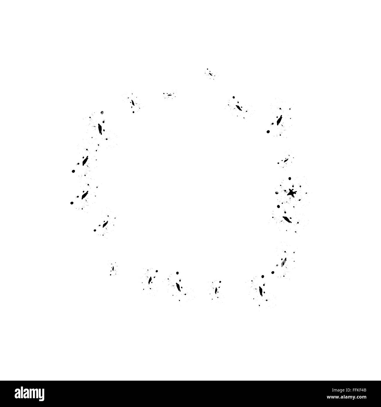 Circle grunge ink spot vector background Stock Vector Image & Art - Alamy
