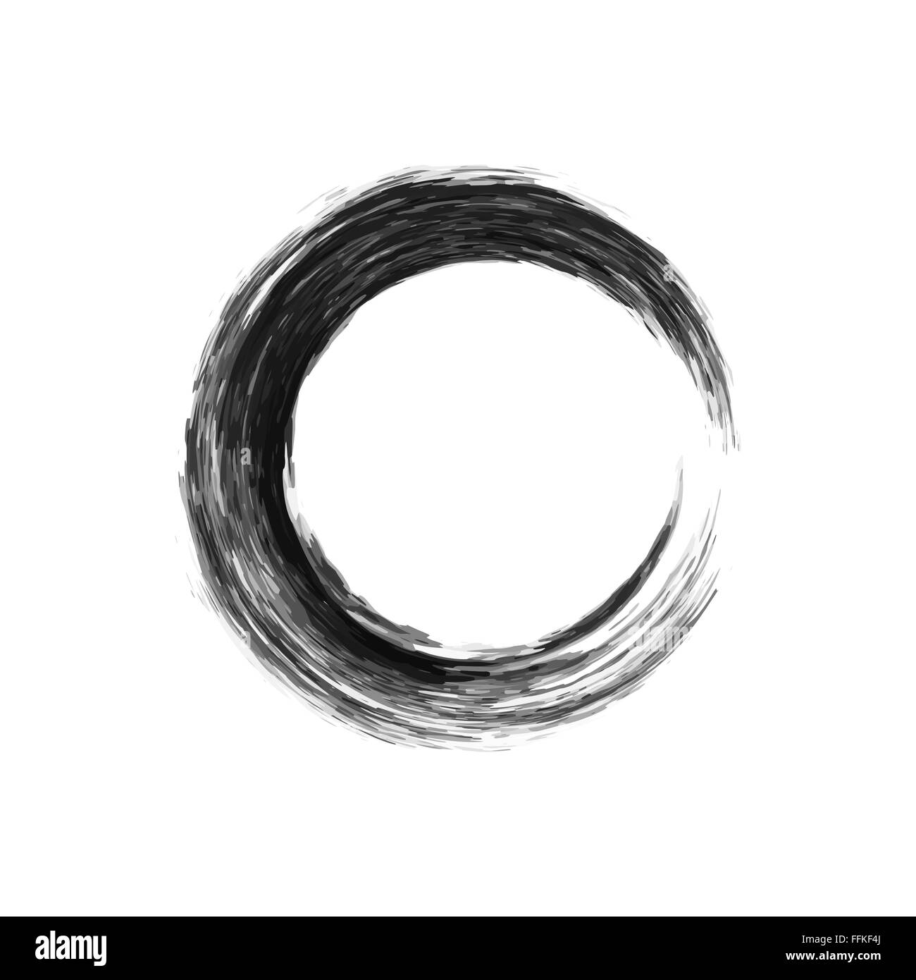 Circle grunge ink spot vector background Stock Vector Image & Art - Alamy
