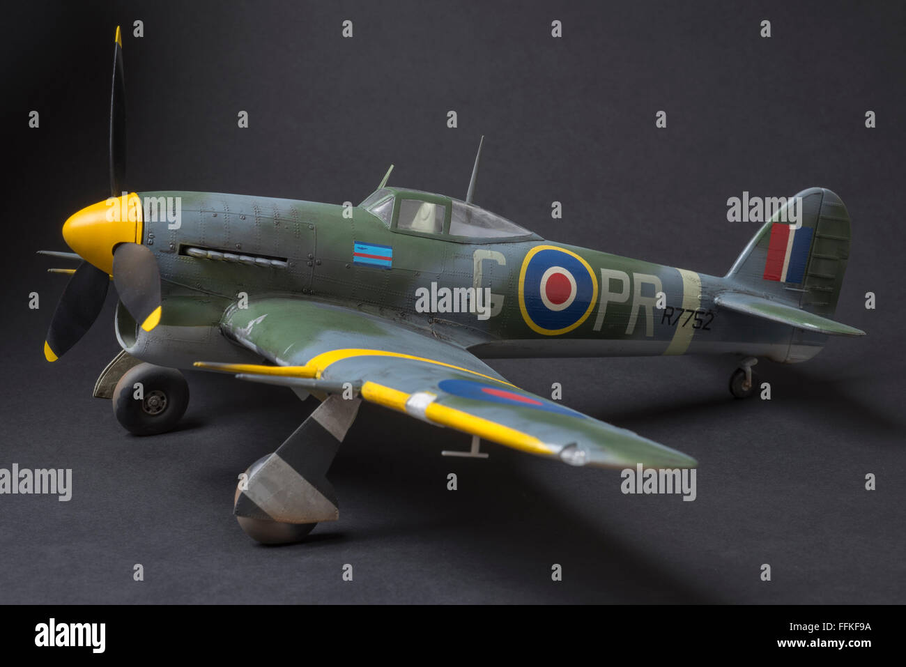 Hawker Typhoon Mk 1B aircraft, WWII, RAF markings. 1:32 fine scale ...