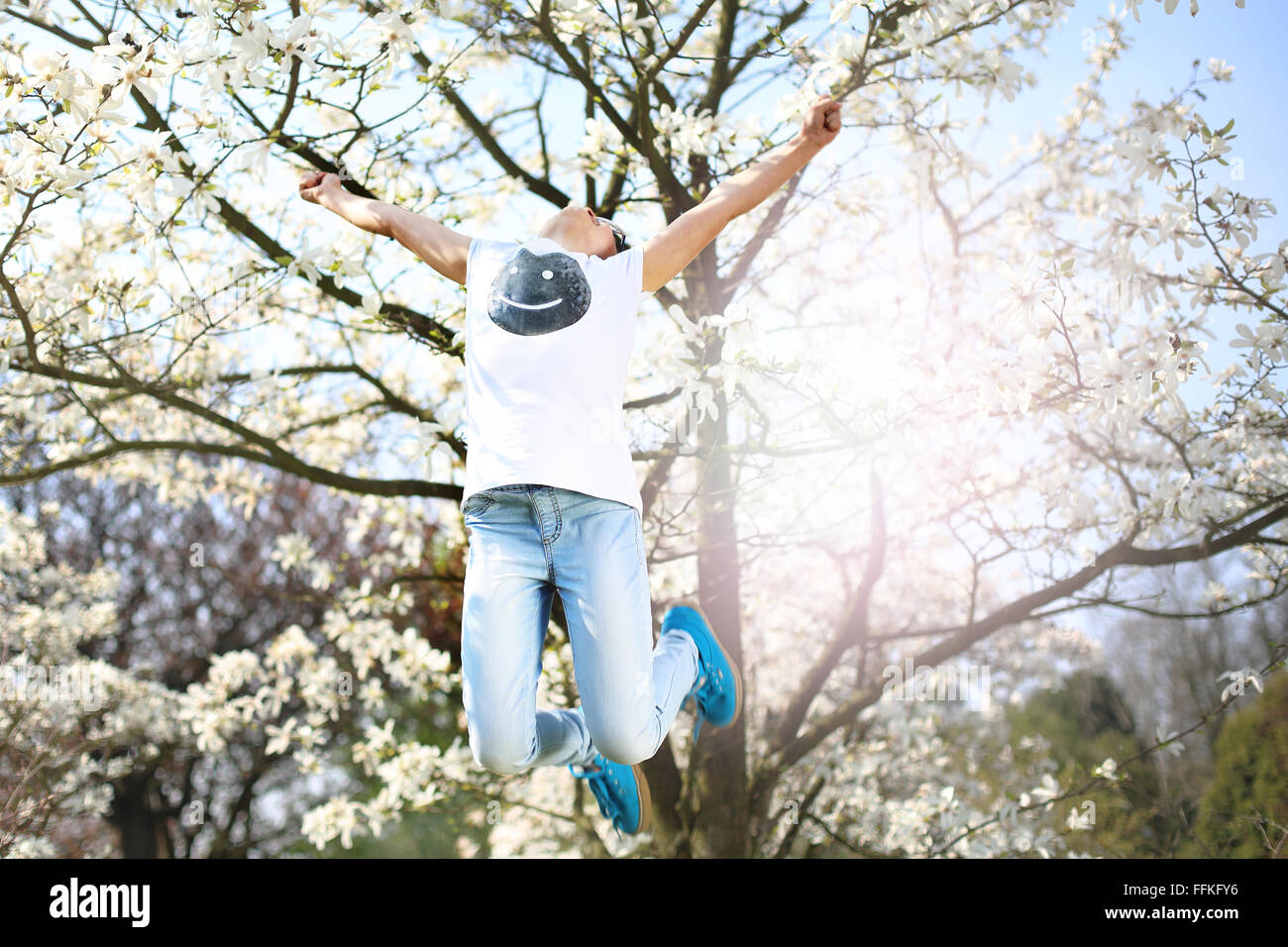 It's summer, it is fun :). Summer sunny day, relaxing in the ...