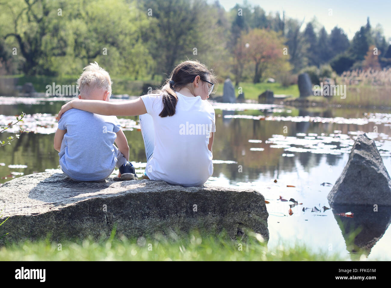 Older brother younger sister on hi-res stock photography and images - Alamy