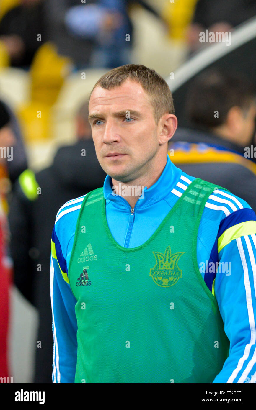 Kucher during the Euro 2016 qualifying soccer match between the ...