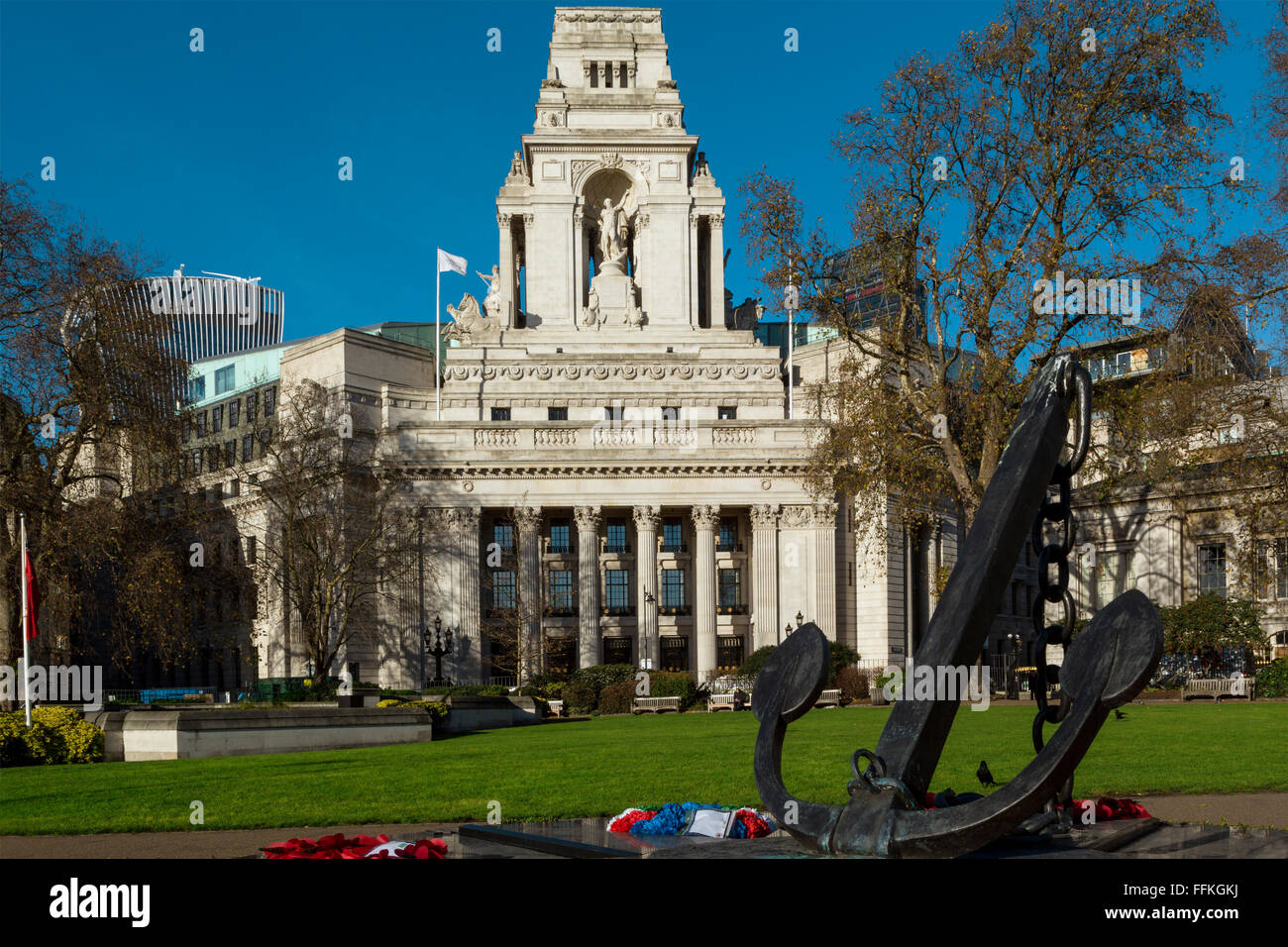 The Trinity Square garden, London, England Stock Photo - Alamy