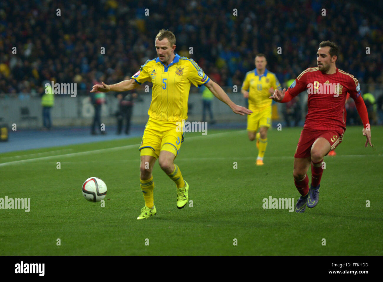 Kucher during the Euro 2016 qualifying soccer match between the ...
