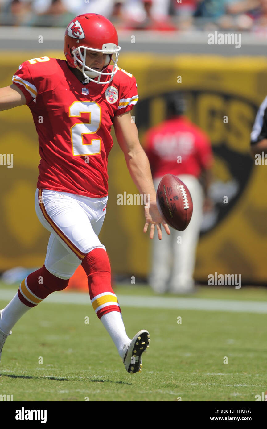 Jacksonville, FL, USA. 8th Sep, 2013. Kansas City Chiefs punter Dustin ...