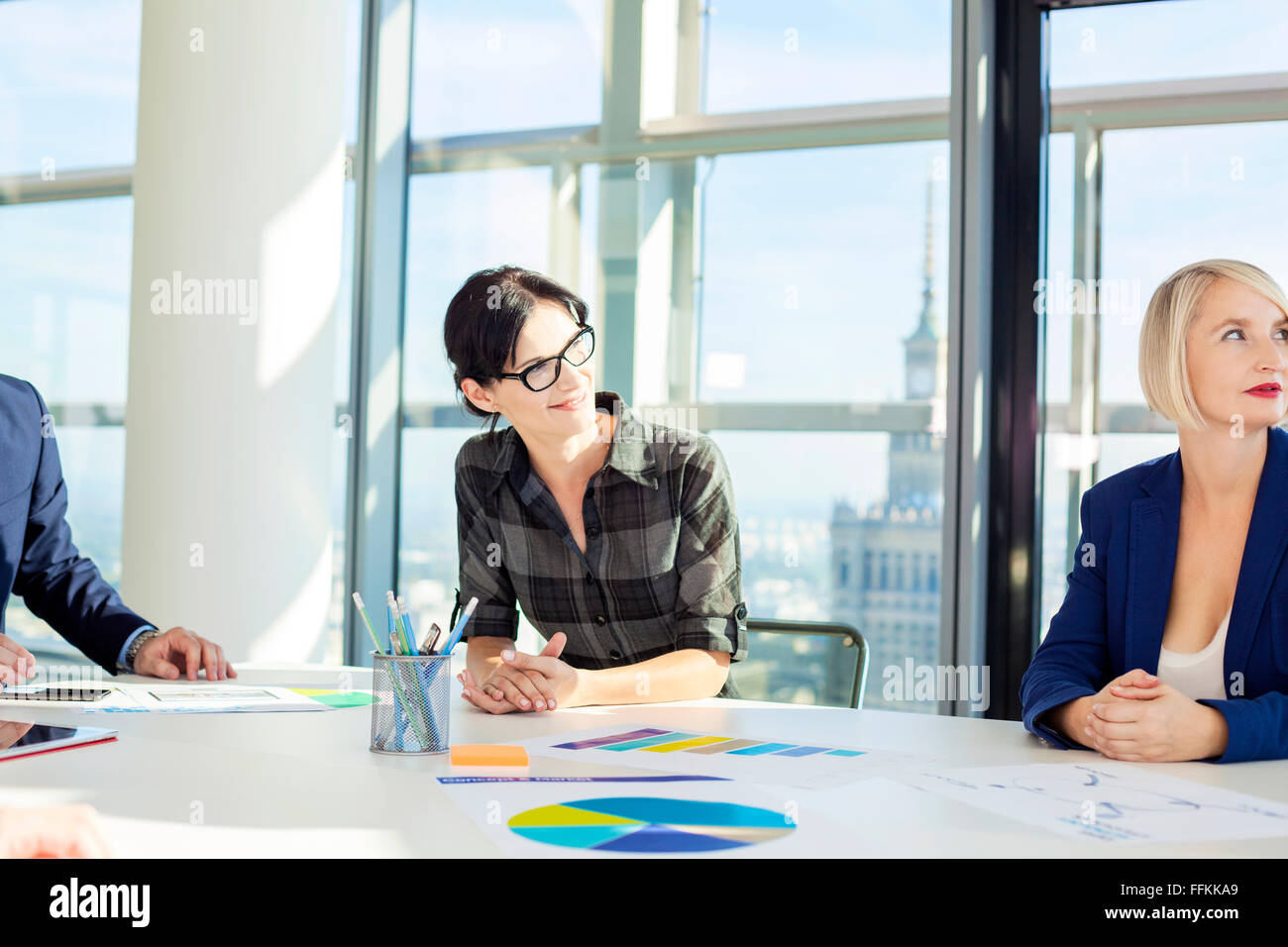Team of architects in business meeting Stock Photo - Alamy