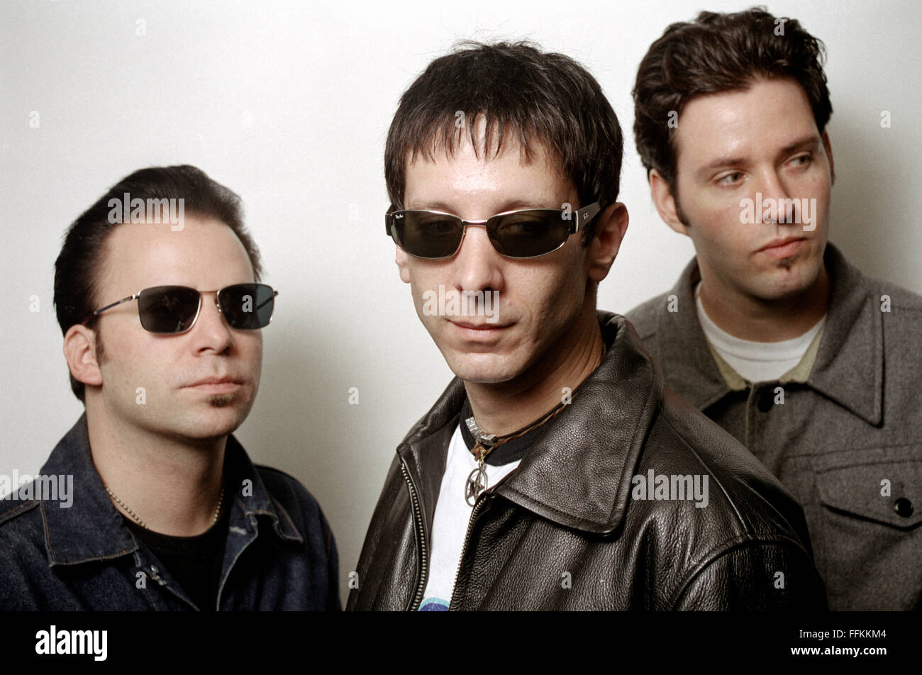 Alternative rock band Mercury Rev, photographed backstage at Newcastle ...